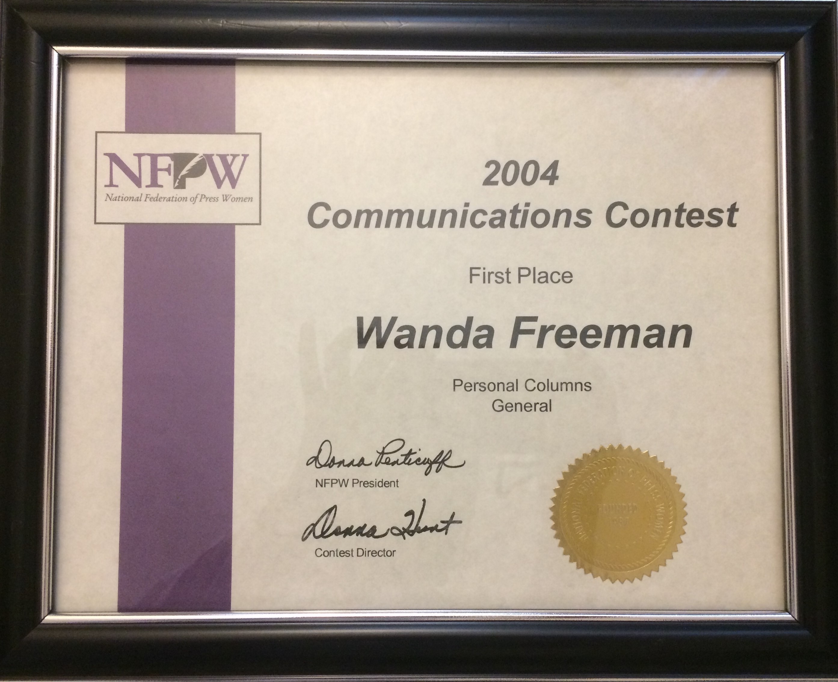 My Portfolio – Wanda Freeman